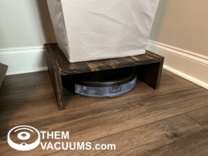 DIY Roomba Hidden Shelf Storage / Garage